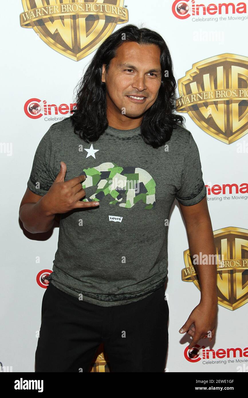 Adam Beach attends the Warner Bros. Pictures Presentation at CinemaCon ...