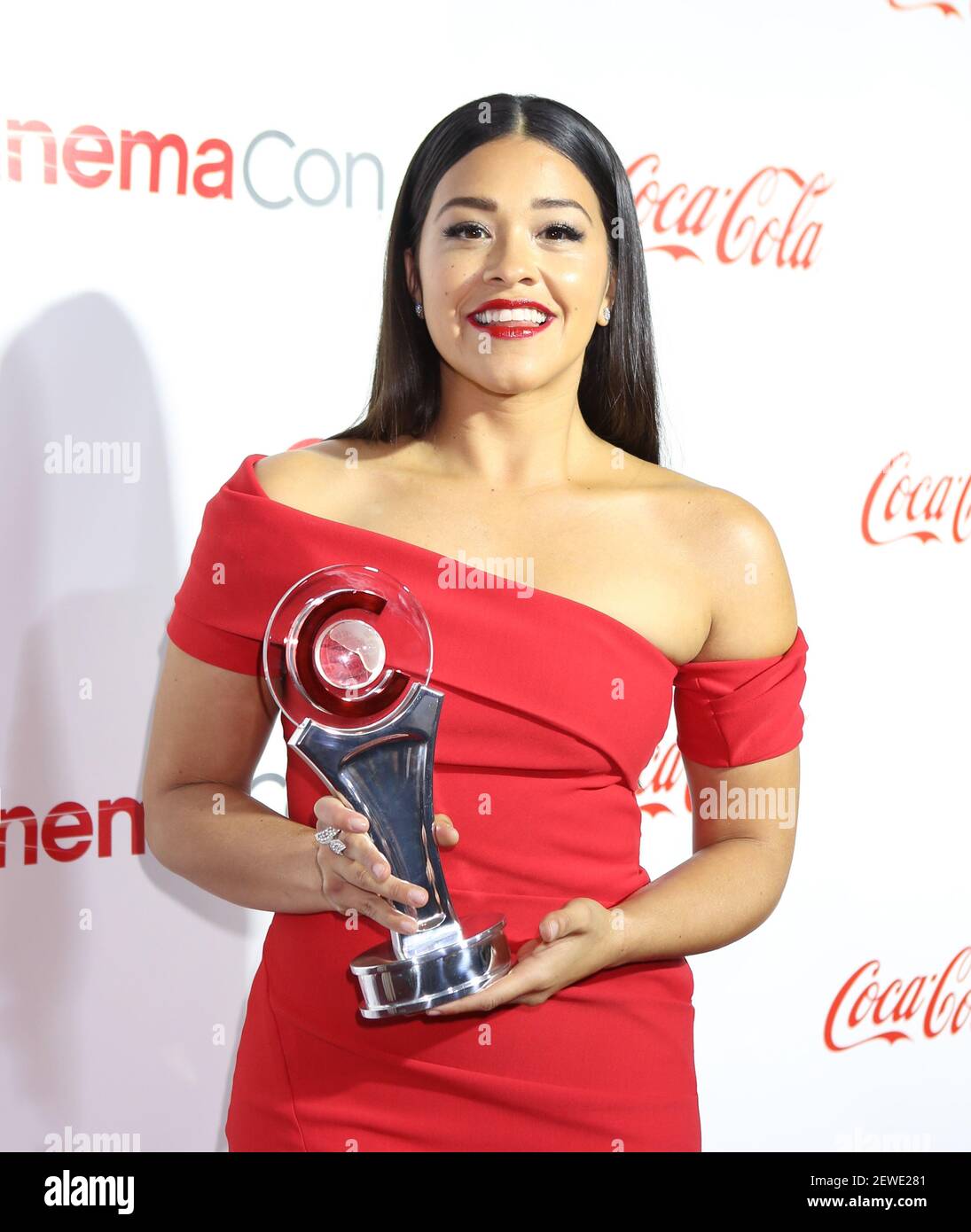Actress Gina Rodriguez, recipient of the Female Star of Tomorrow Award ...