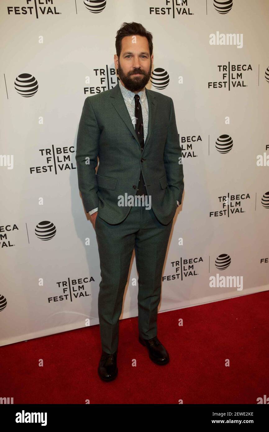 Actor Paul Rudd attends the 'Nerdland' Premiere during the 2016 Tribeca ...