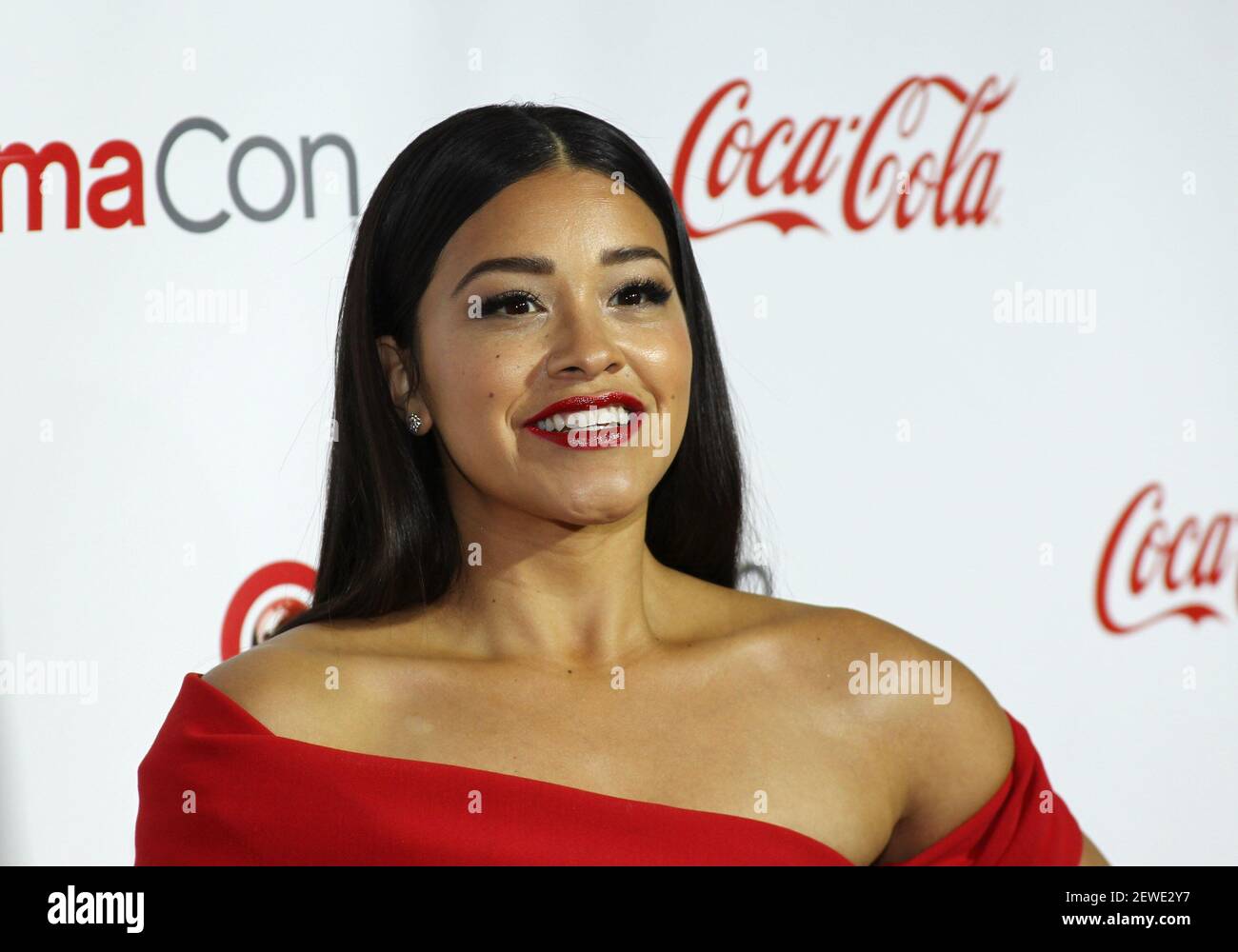 Gina Rodriguez attends the CinemaCon 2016 Big Screen Achievement Awards ...