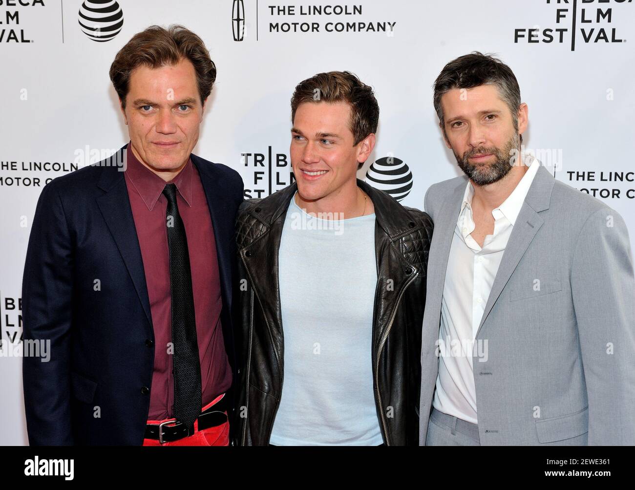 L-R: Actors Michael Shannon andTaylor John Smith and writer/director ...