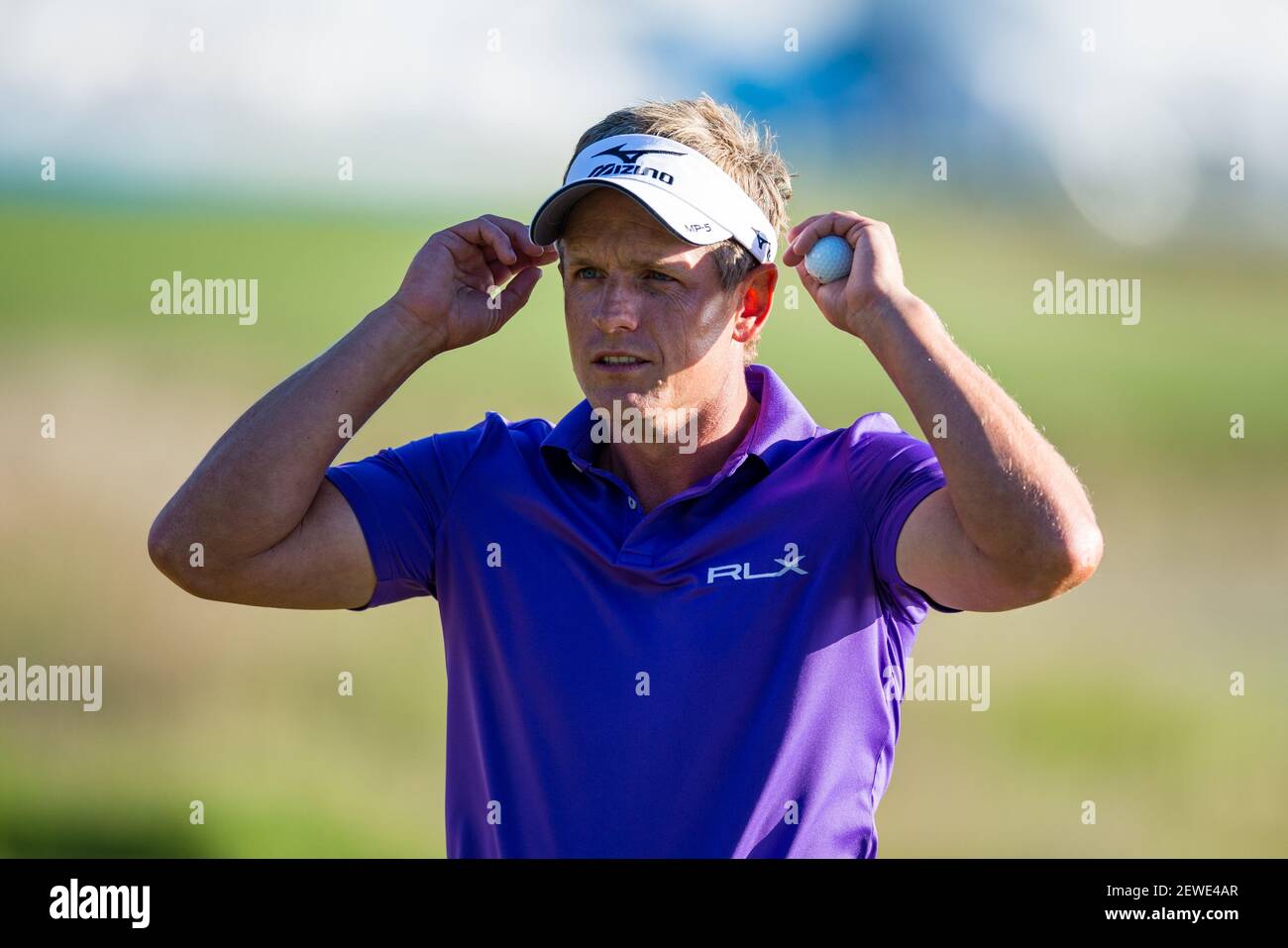 Golfer Luke Donald during the RBC Heritage PGA Tour on Sunday Apr. 17, 2016 at Harbour Town Golf ...