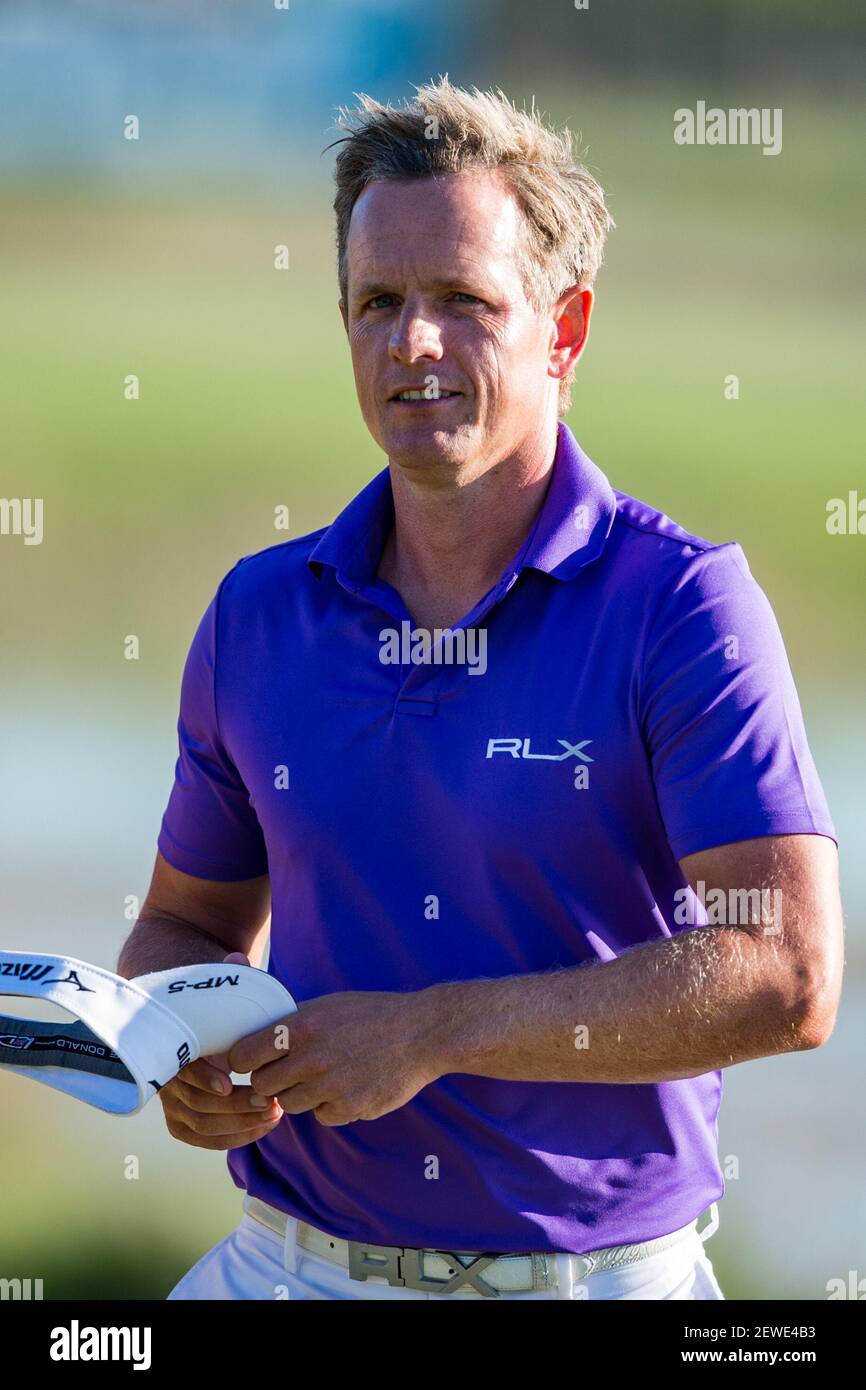 Golfer Luke Donald during the RBC Heritage PGA Tour on Sunday Apr. 17, 2016 at Harbour Town Golf ...