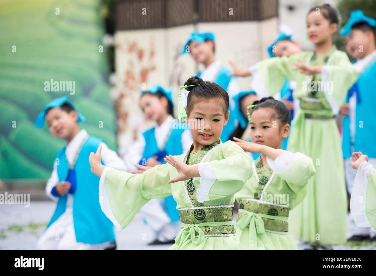 Local children perform at the opening ceremony of the 7th Chongqing ...