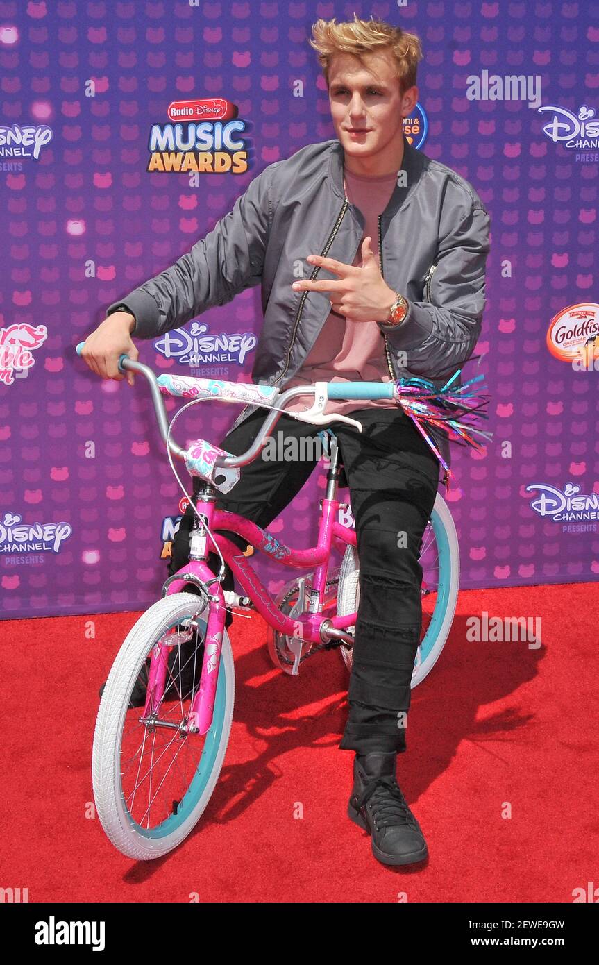 Jake Paul arrives at the 2016 Radio Disney Music Awards held at the ...