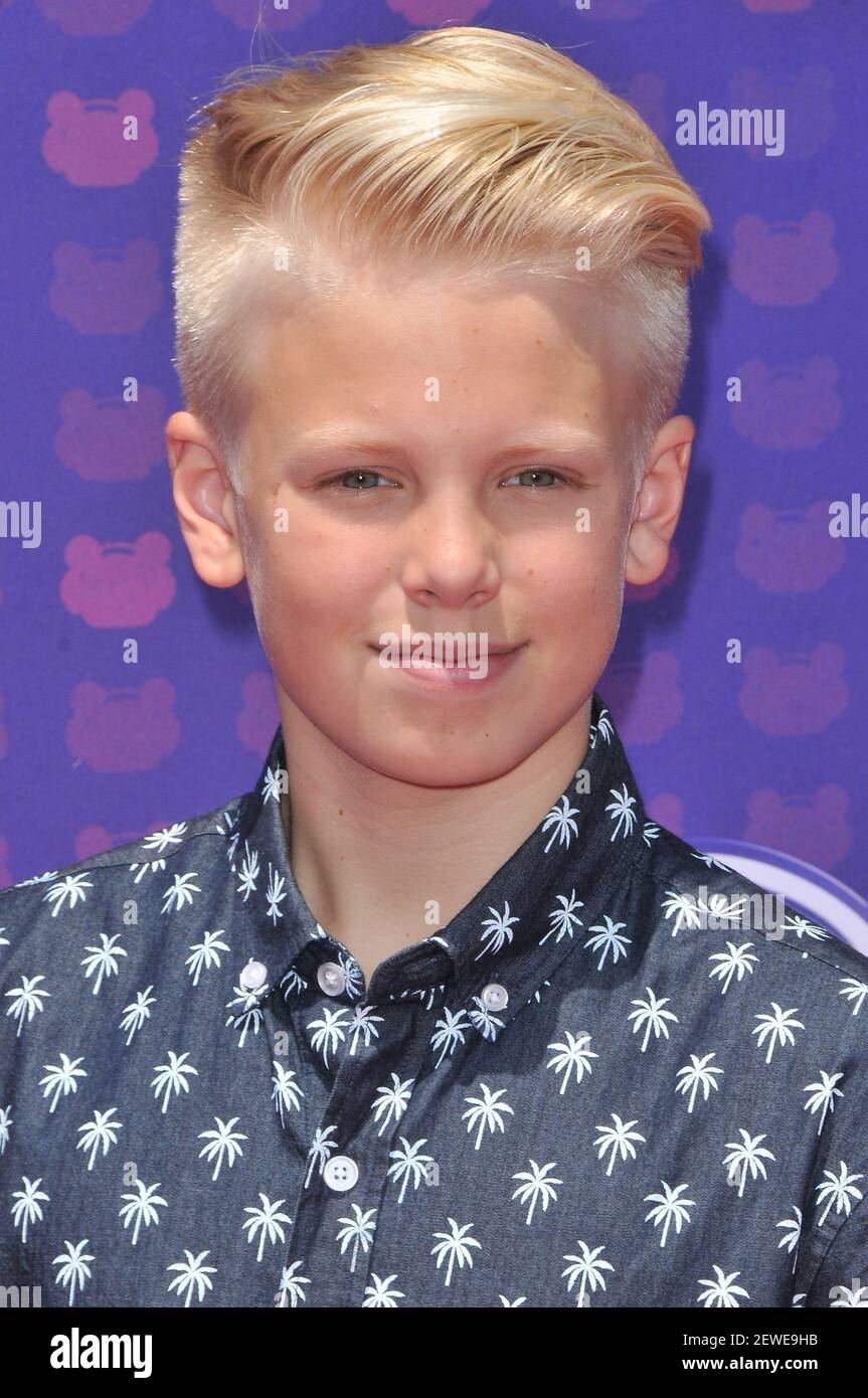 Carson Lueders arrives at the 2016 Radio Disney Music Awards held at ...