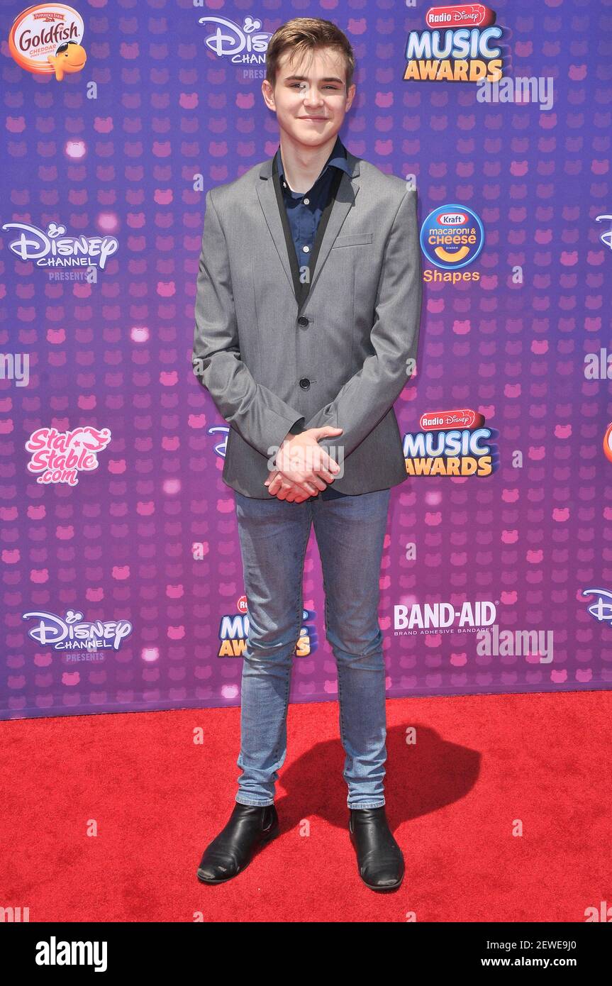 Gus Kamp arrives at the 2016 Radio Disney Music Awards held at the ...