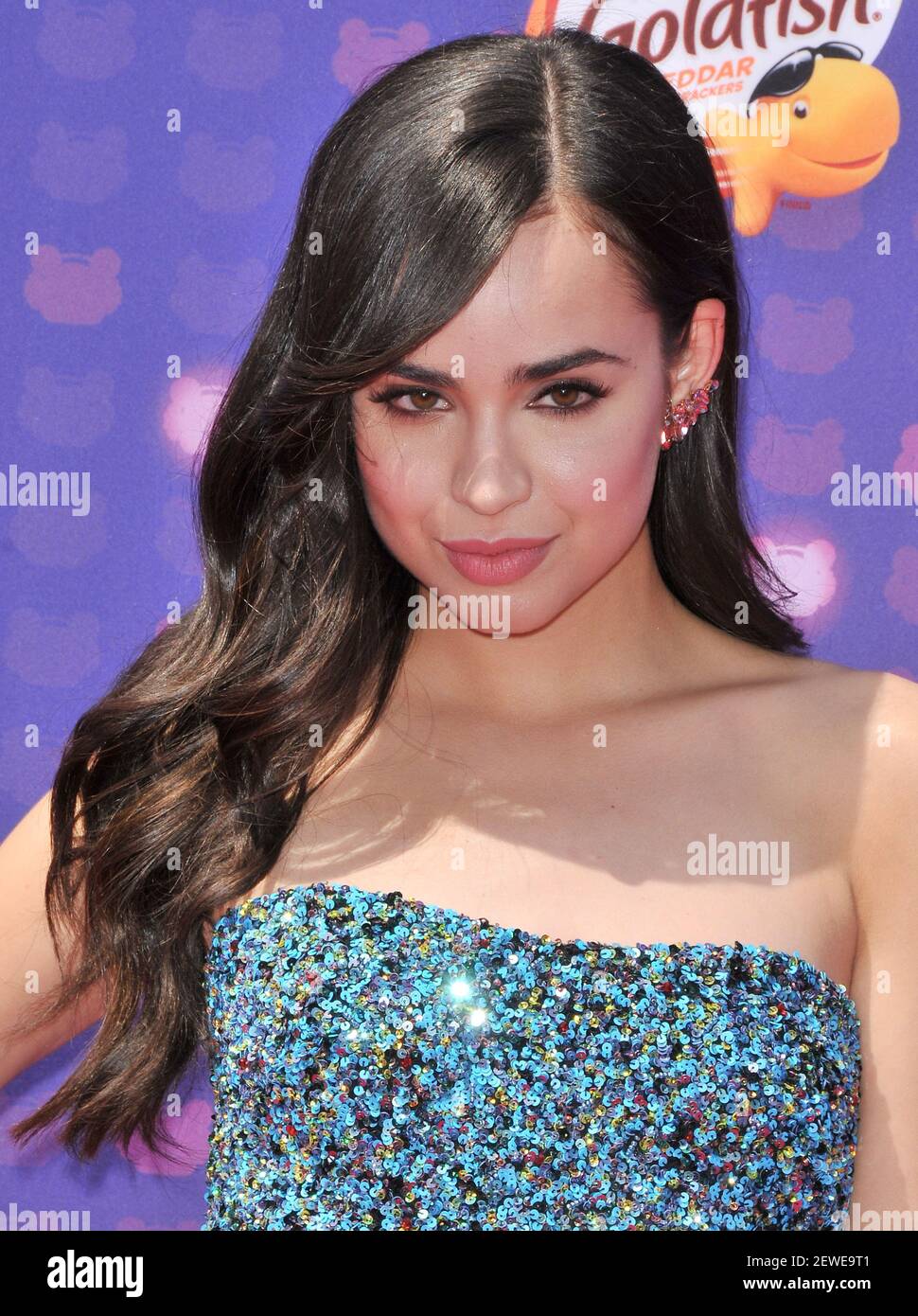 Sofia Carson arrives at the 2016 Radio Disney Music Awards held at the ...