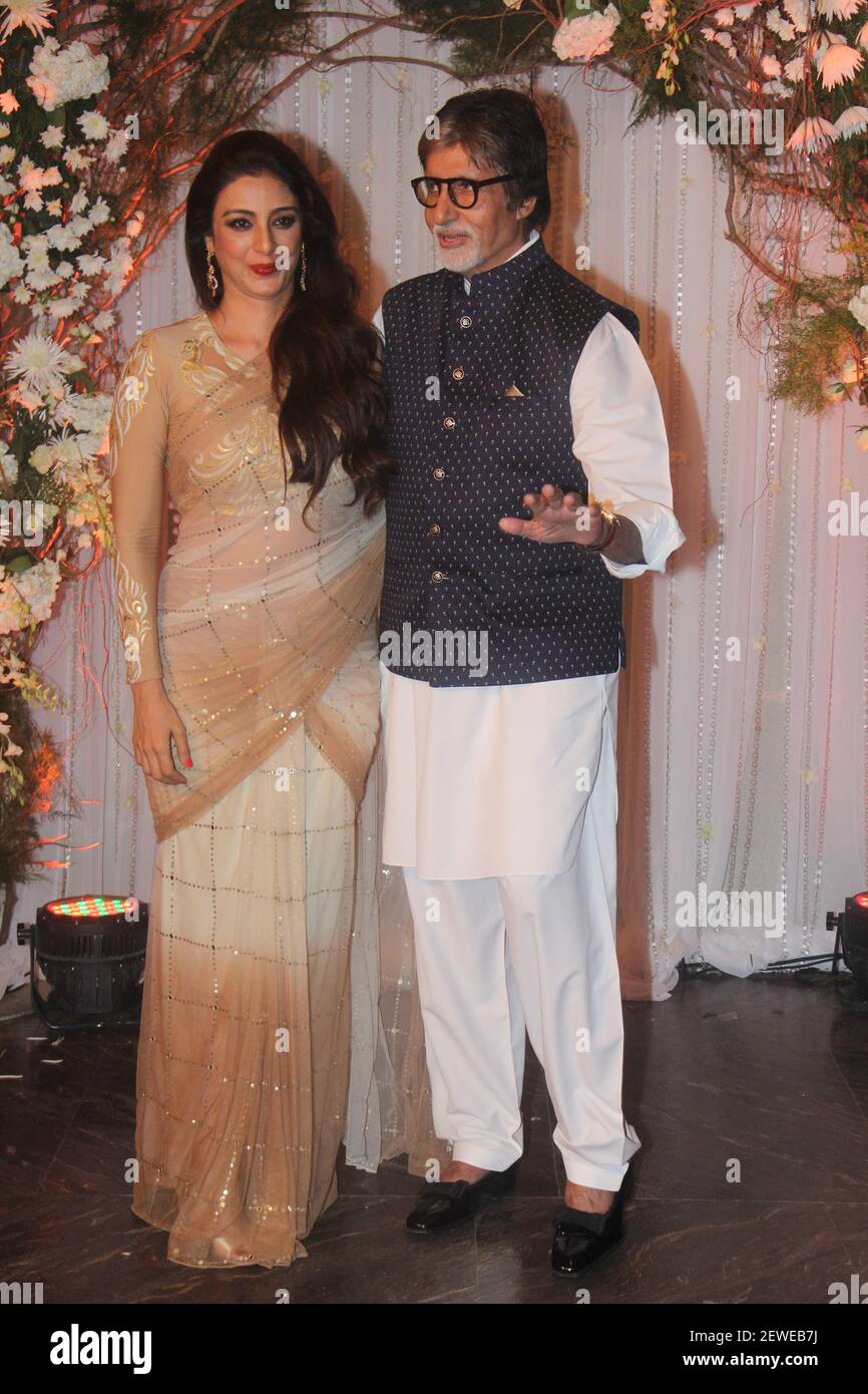 MUMBAI, INDIA - APRIL 30: Bollywood actors Amitabh Bachchan and Tabu at ...