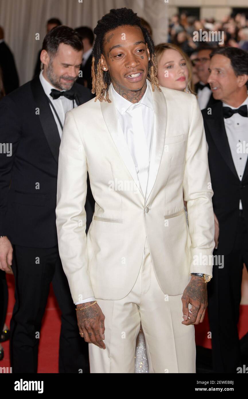 Wiz Khalifa arriving at the 2016 Costume Institute Gala Benefit ...