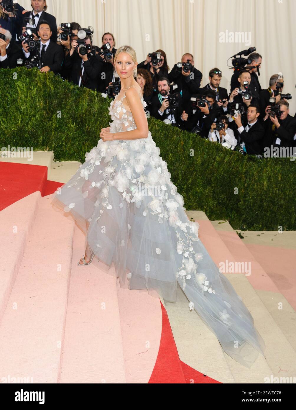 Karolina Kurkov attending the Metropolitan Museum of Art Costume ...
