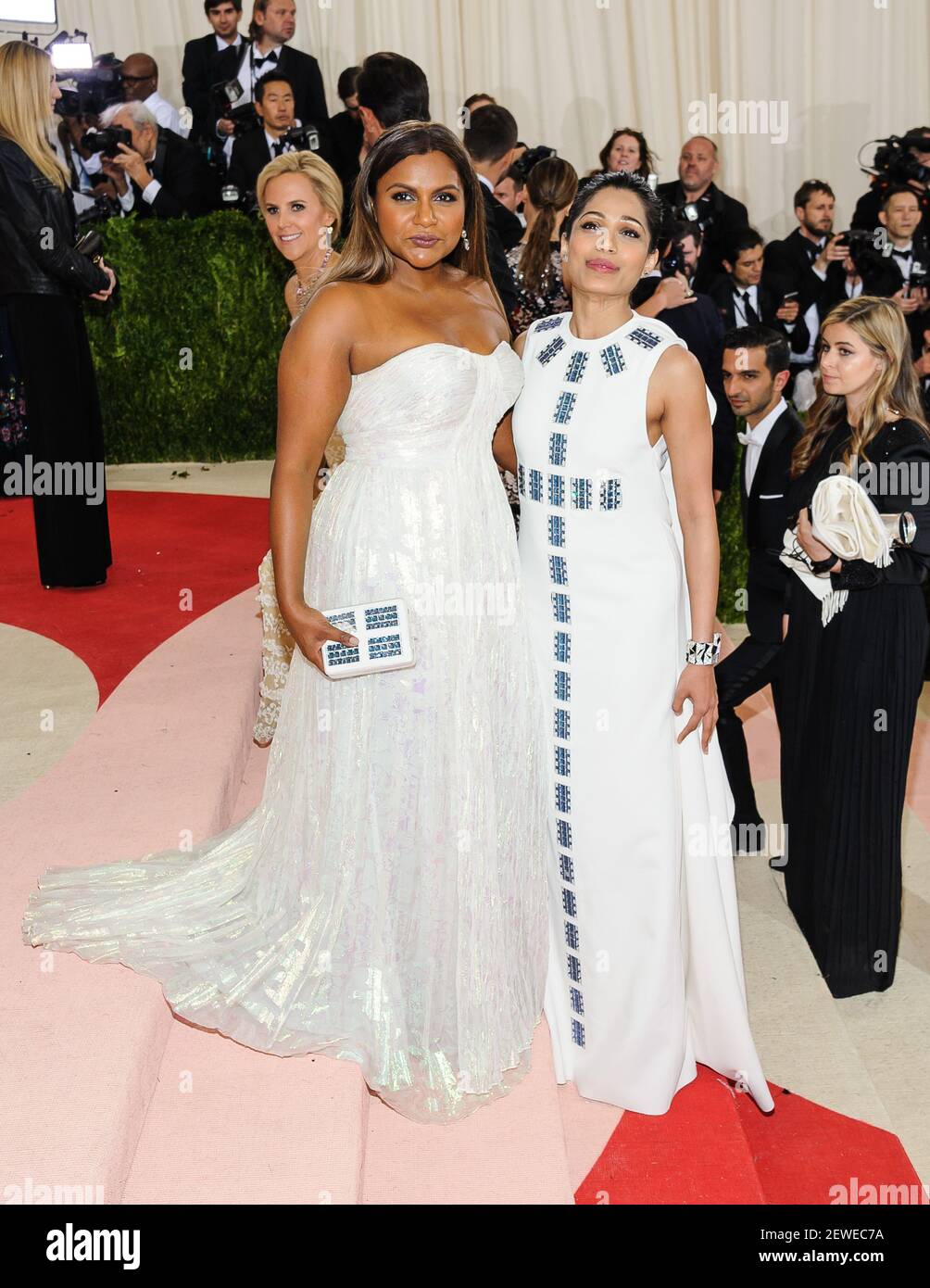 Mindy Kaling, Freida Pinto attending the Metropolitan Museum of Art ...