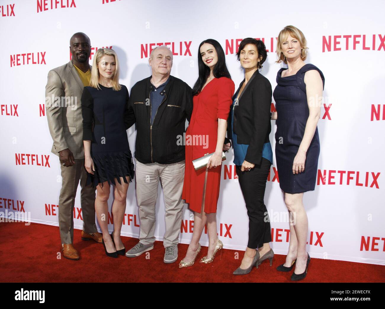 Mike Colter, Rachael Taylor, Jeph Loeb, Krysten Ritter, Carrie-Anne ...