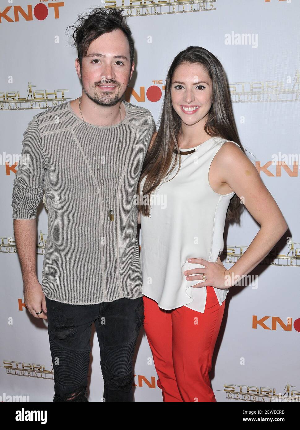 (L-R) Dustin Belt and Brittany Belt arrives at the "Tie The Knot" Los ...