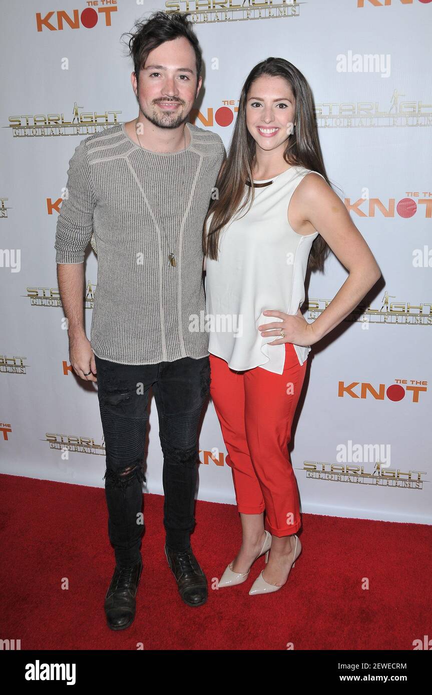 (L-R) Dustin Belt and Brittany Belt arrives at the "Tie The Knot" Los ...