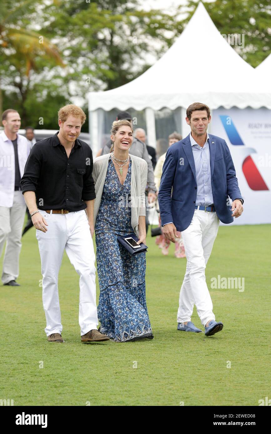 Prince Harry, Delfina Blaquier and Malcolm Borwick arrive at the 2016 ...
