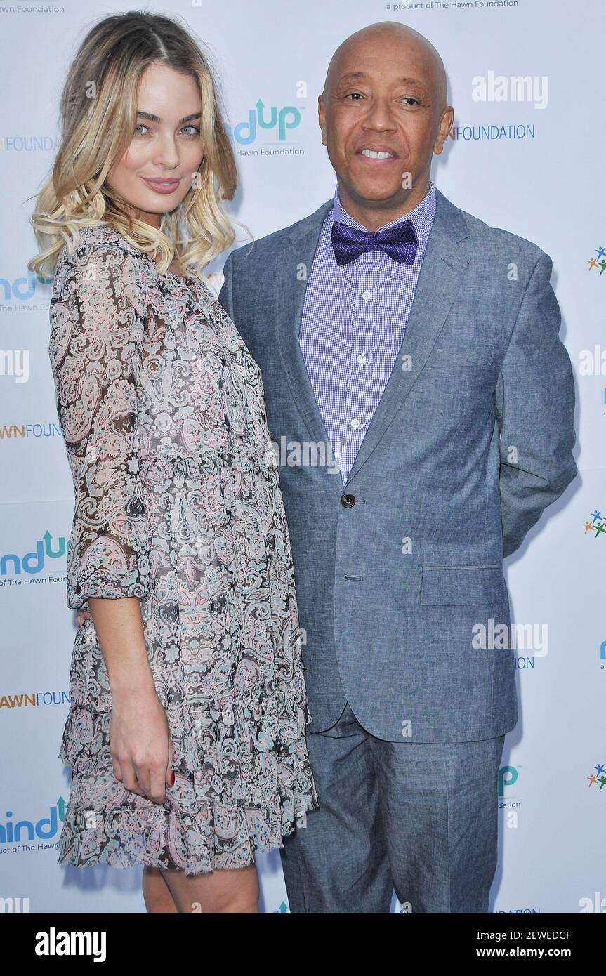 (L-R) Lucy McIntosh and Russell Simmons arrives at Goldie's Love In For ...