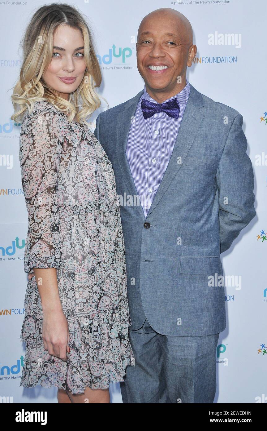 (L-R) Lucy McIntosh and Russell Simmons arrives at Goldie's Love In For ...