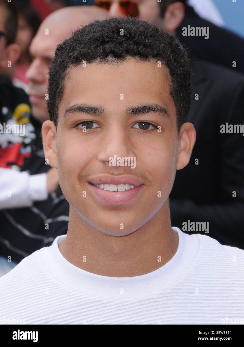 Marcus Scribner attending the premiere of "The Angry Birds Movie" held at the Regency Village ...