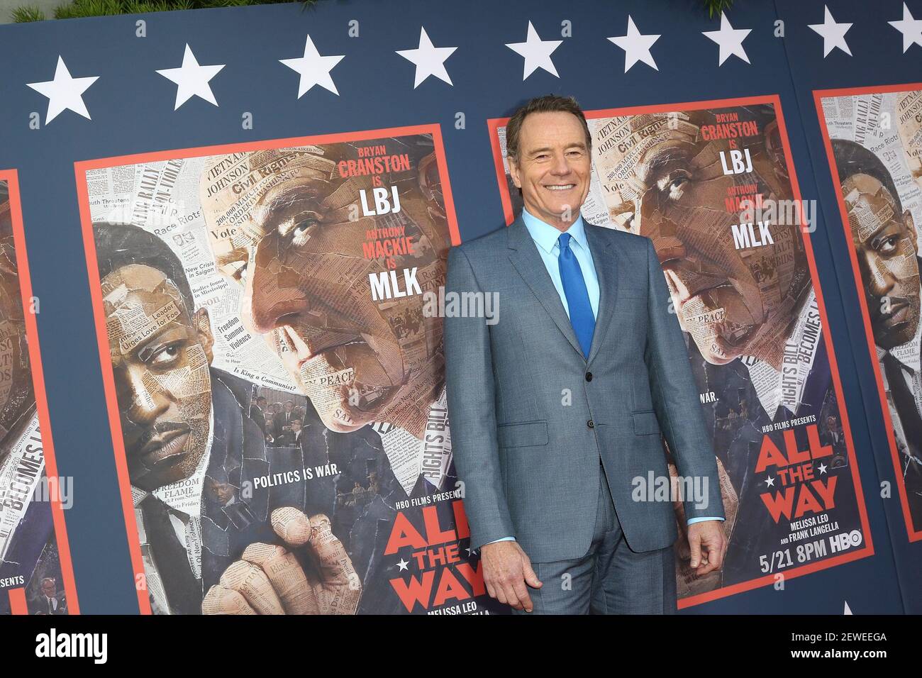 Bryan Cranston at The Premiere of HBO's 'All The Way' held at Paramount ...