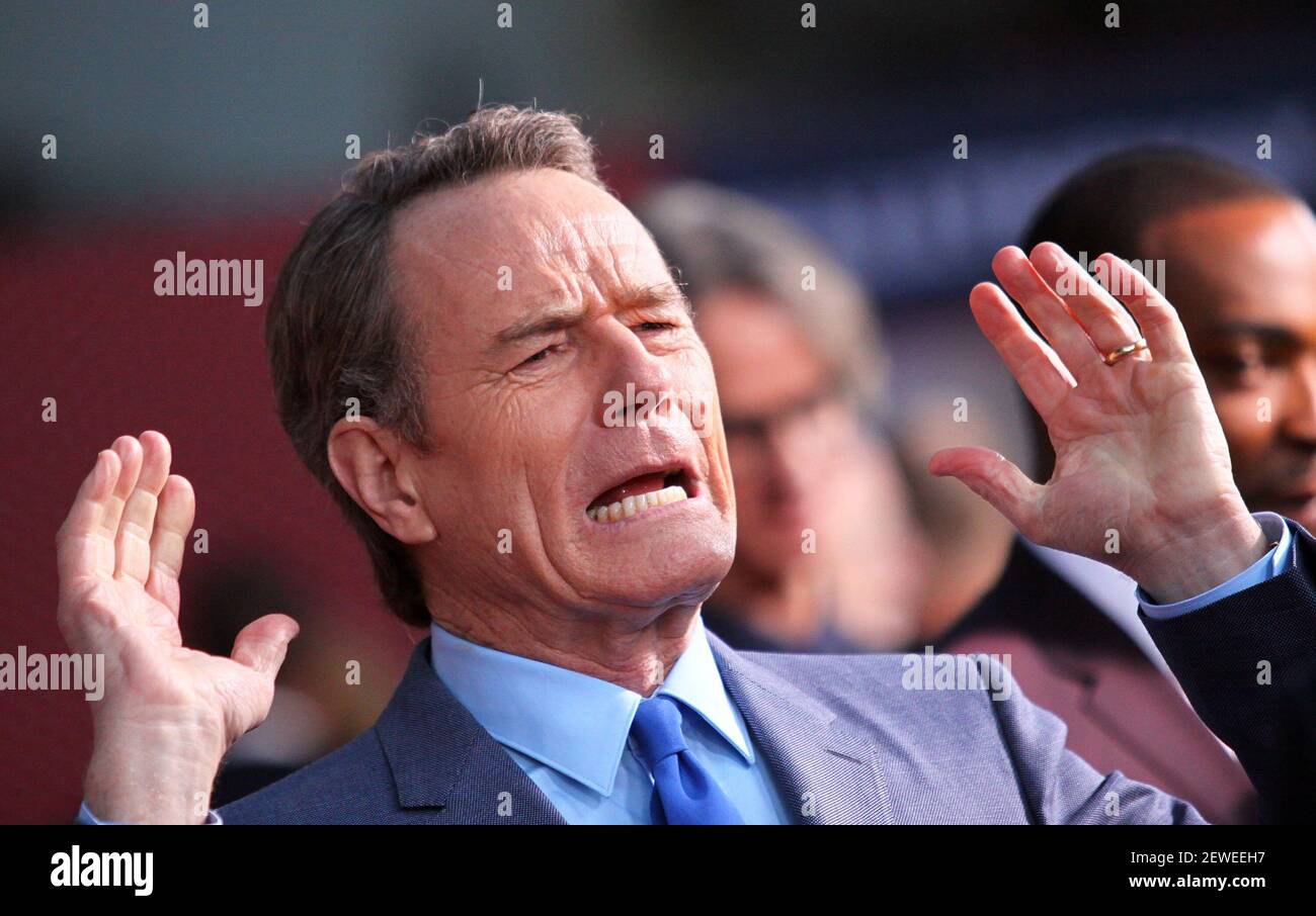 Bryan Cranston at The Premiere of HBO's 'All The Way' held at Paramount ...