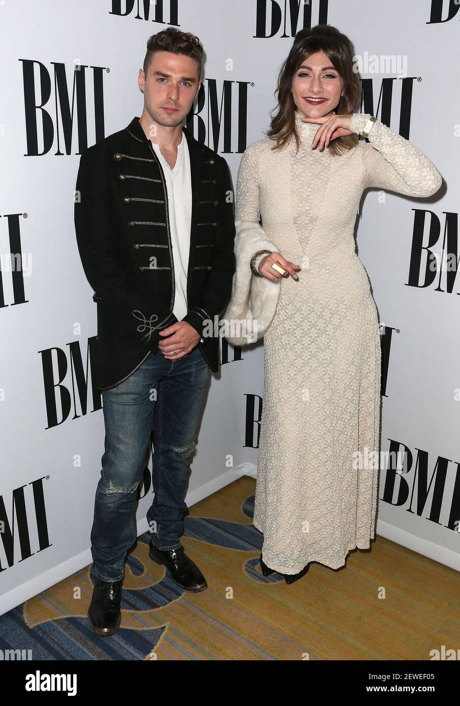 Nick Noonan, Amy Renee Heidemann, Karmin attending the 64th Annual BMI ...