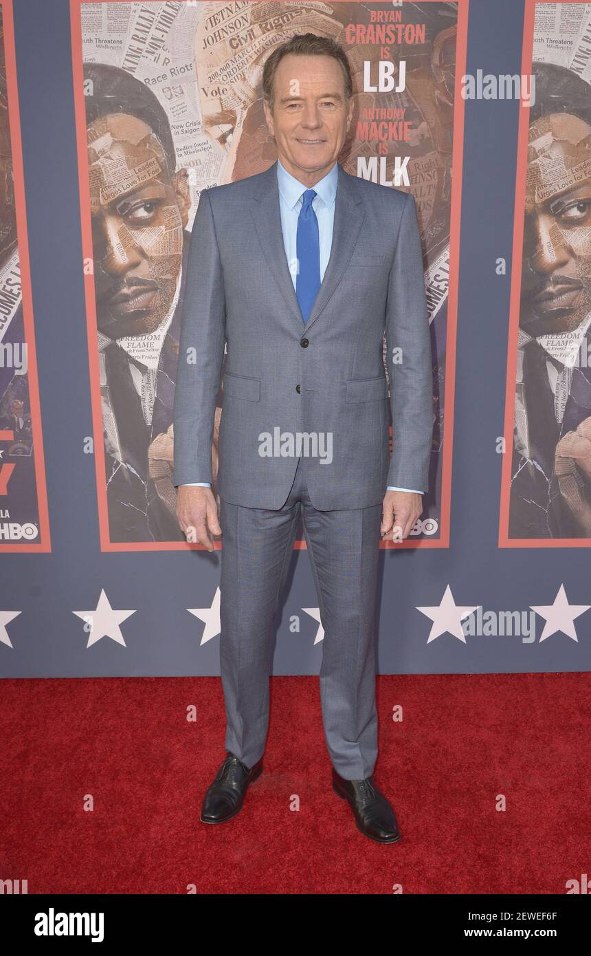 10 May 2016 - Hollywood, California - Bryan Cranston. "All The Way" Los ...