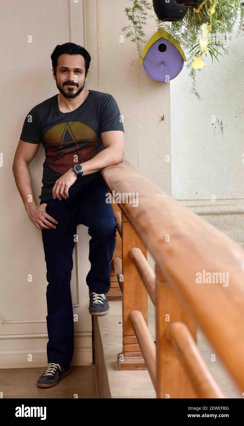 Bollywood actor Emraan Hashmi poses for a profile shoot at his ...