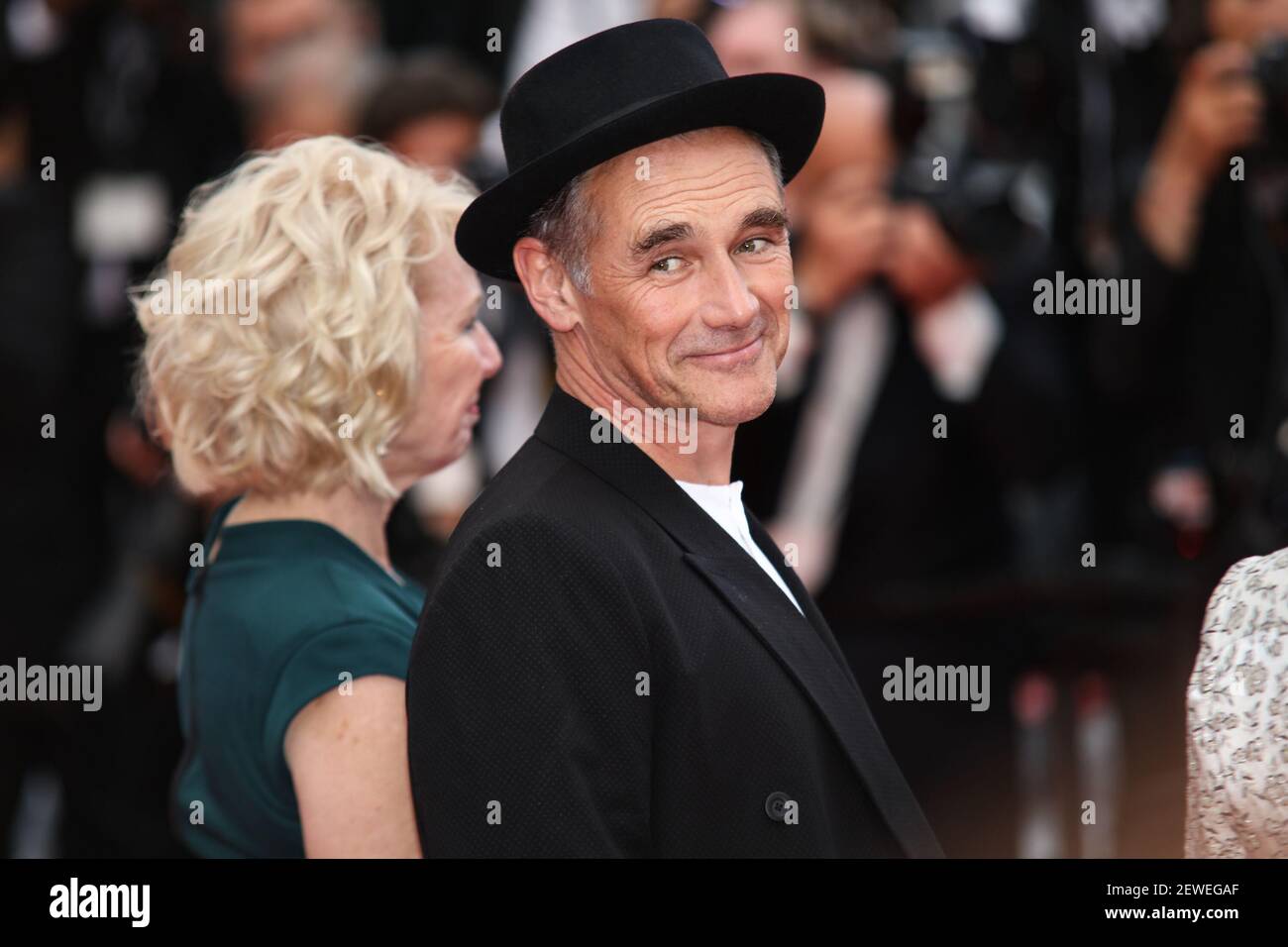 Mark Rylance and his wife arrives to the premiere of "The BFG" during ...
