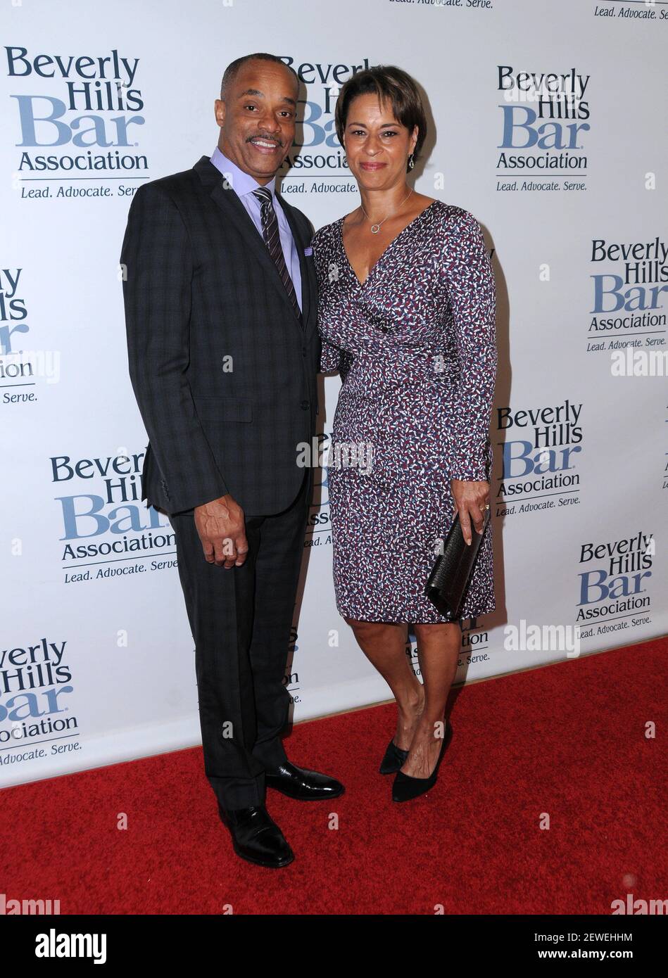 Rocky Carroll, Gabrielle Bullock attending the 2016 Entertainment ...