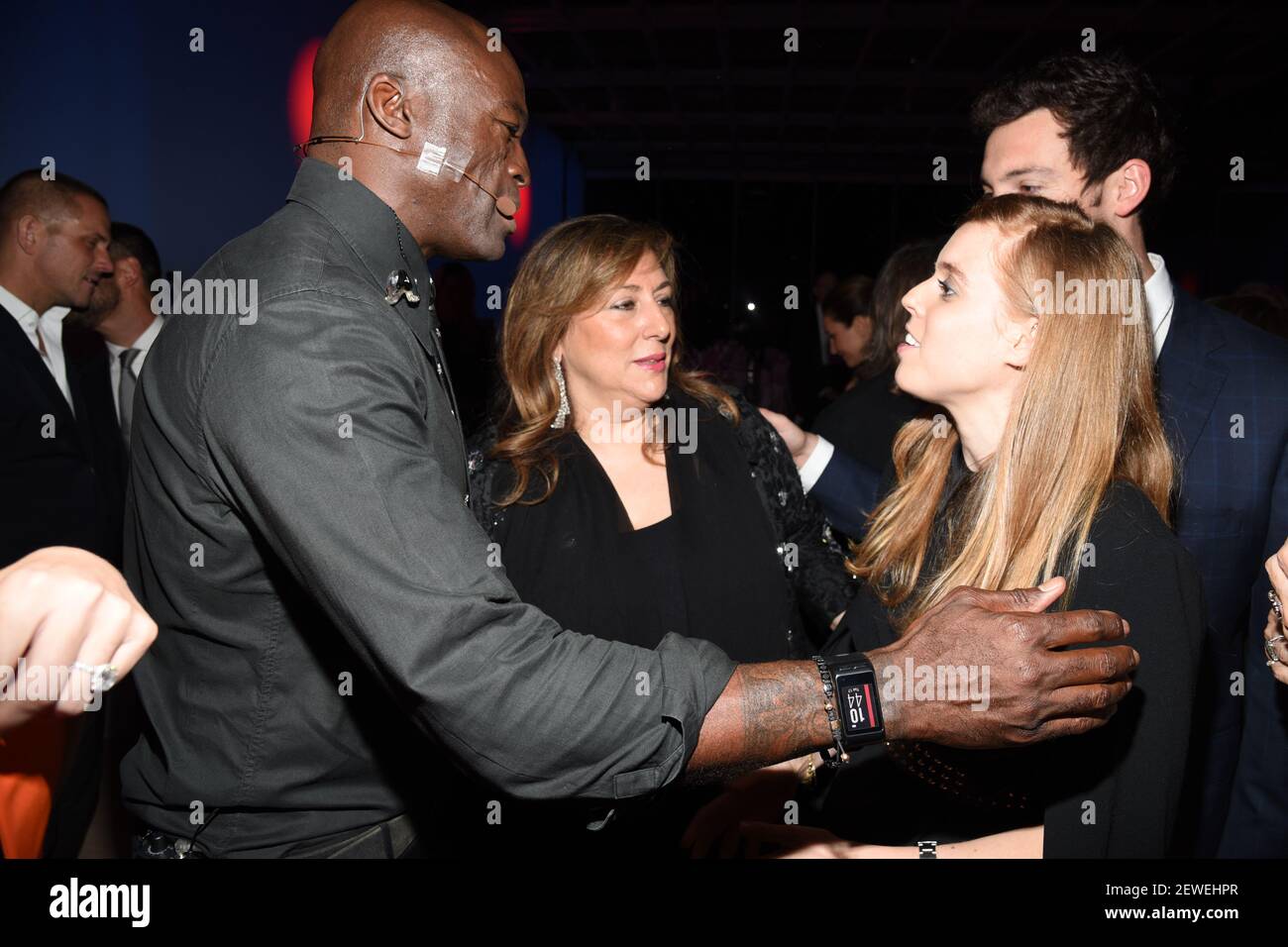 Musician Seal - Henry Olusegun Adeola Samuel and Princess Beatrice of York at Whitney Studio ...