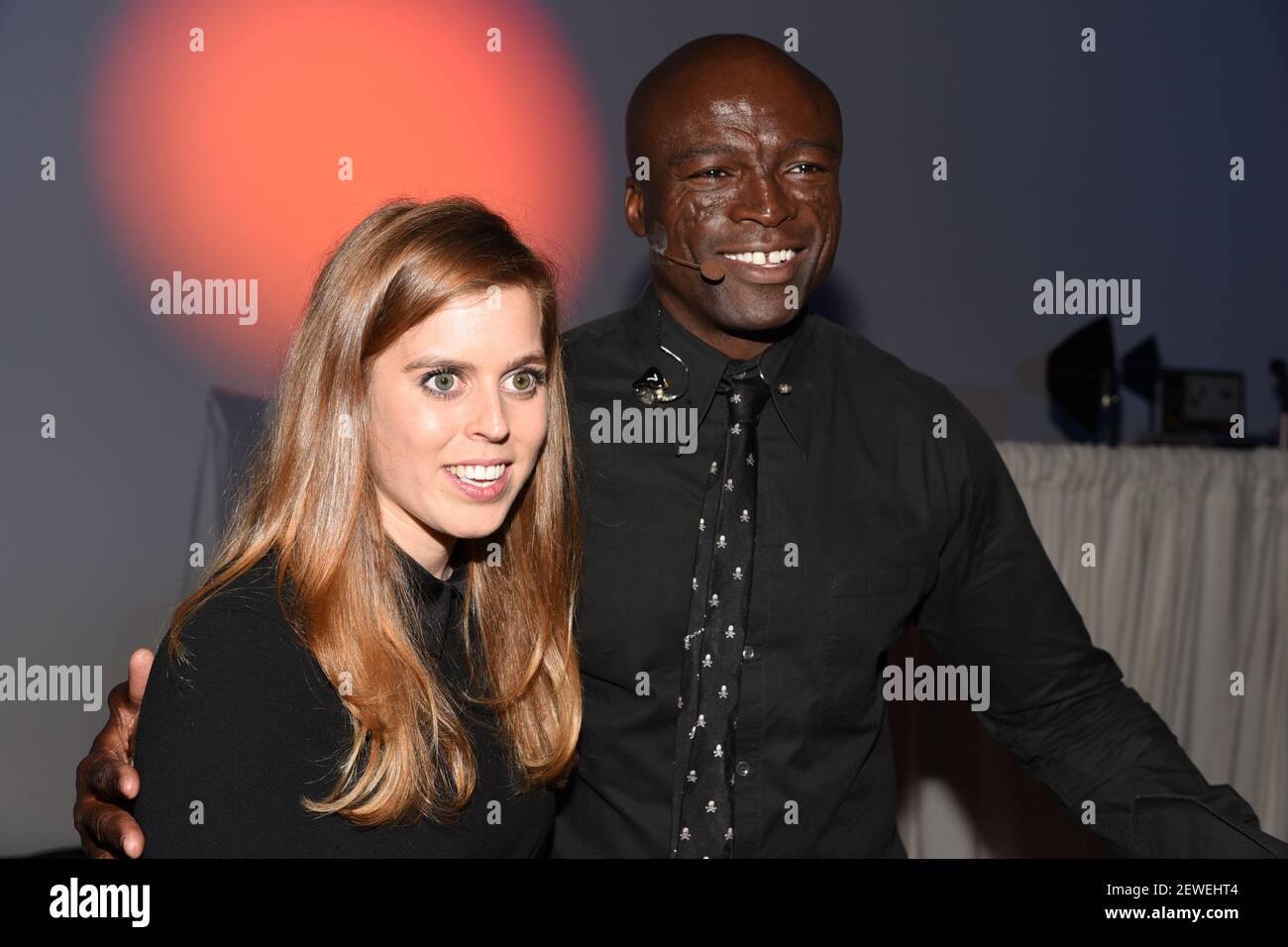 Princess Beatrice of York and Musician Seal - Henry Olusegun Adeola Samuel at Whitney Studio ...
