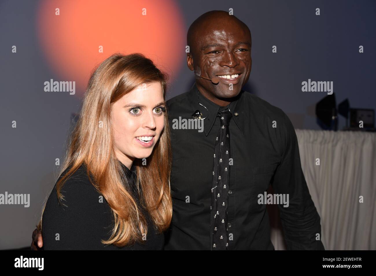 Princess Beatrice of York and Musician Seal - Henry Olusegun Adeola Samuel at Whitney Studio ...