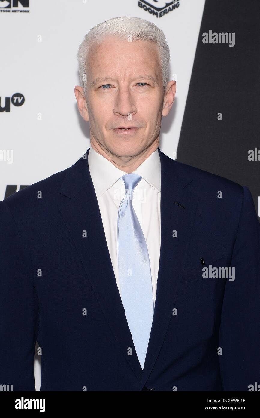 Broadcast journalist Anderson Cooper attends the Turner Upfront 2016 at ...