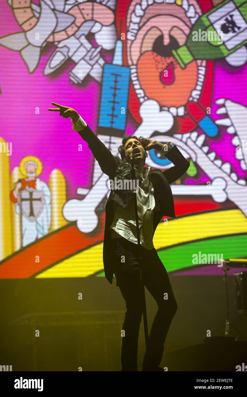 Lebanon singer from London “Mika” performs at Rock in Rio in Lisbon ...
