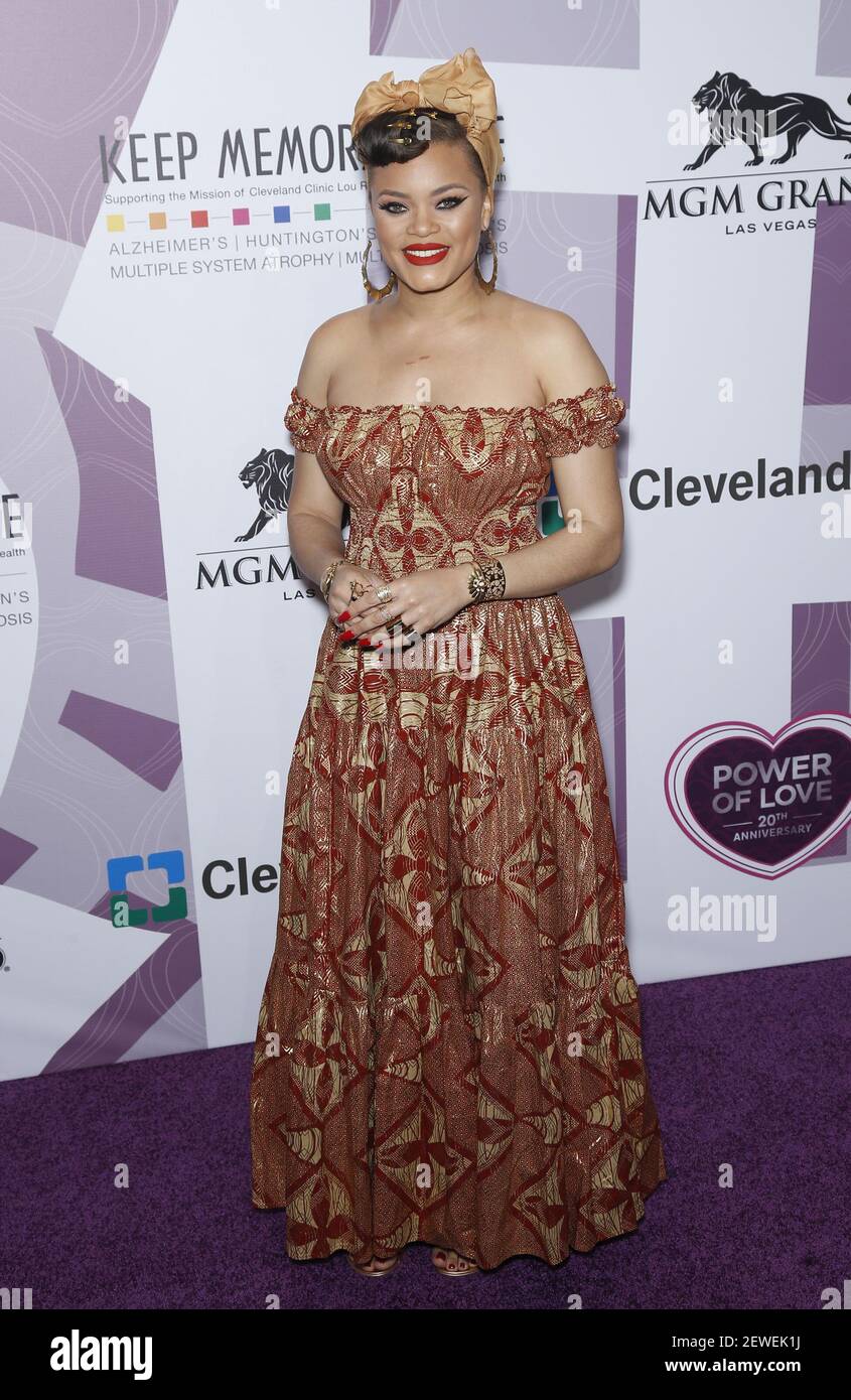 Andra Day attending the Keep Memory Alive's 20th Annual Power of Love ...