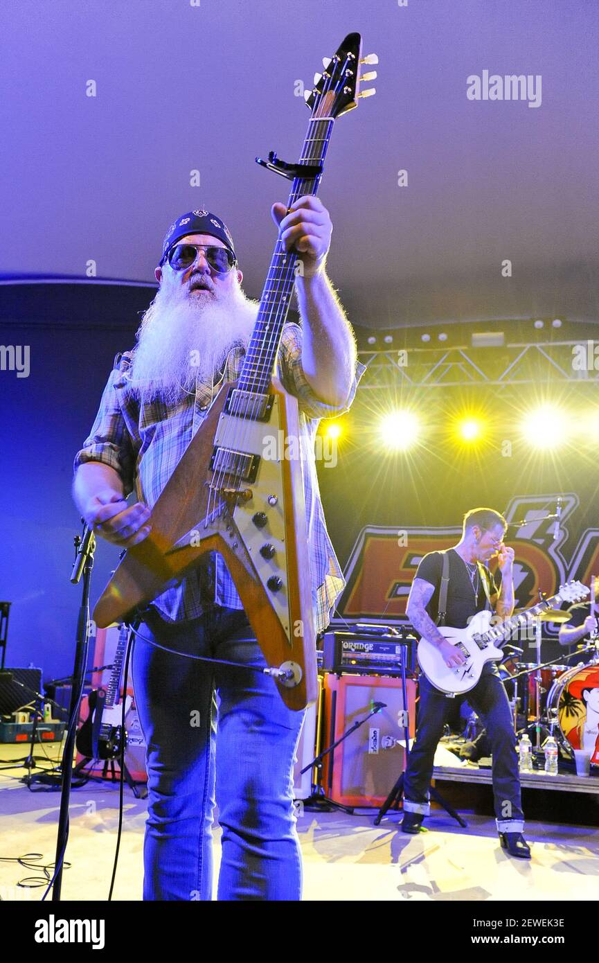 Dave Catching and Jesse Hughes (R) of the band Eagles of Death Metal ...