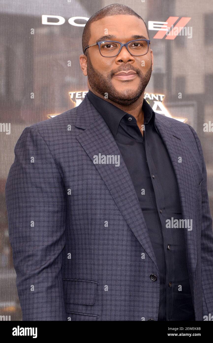 Actor Tyler Perry attends the "Teenage Mutant Ninja Turtles: Out Of The ...