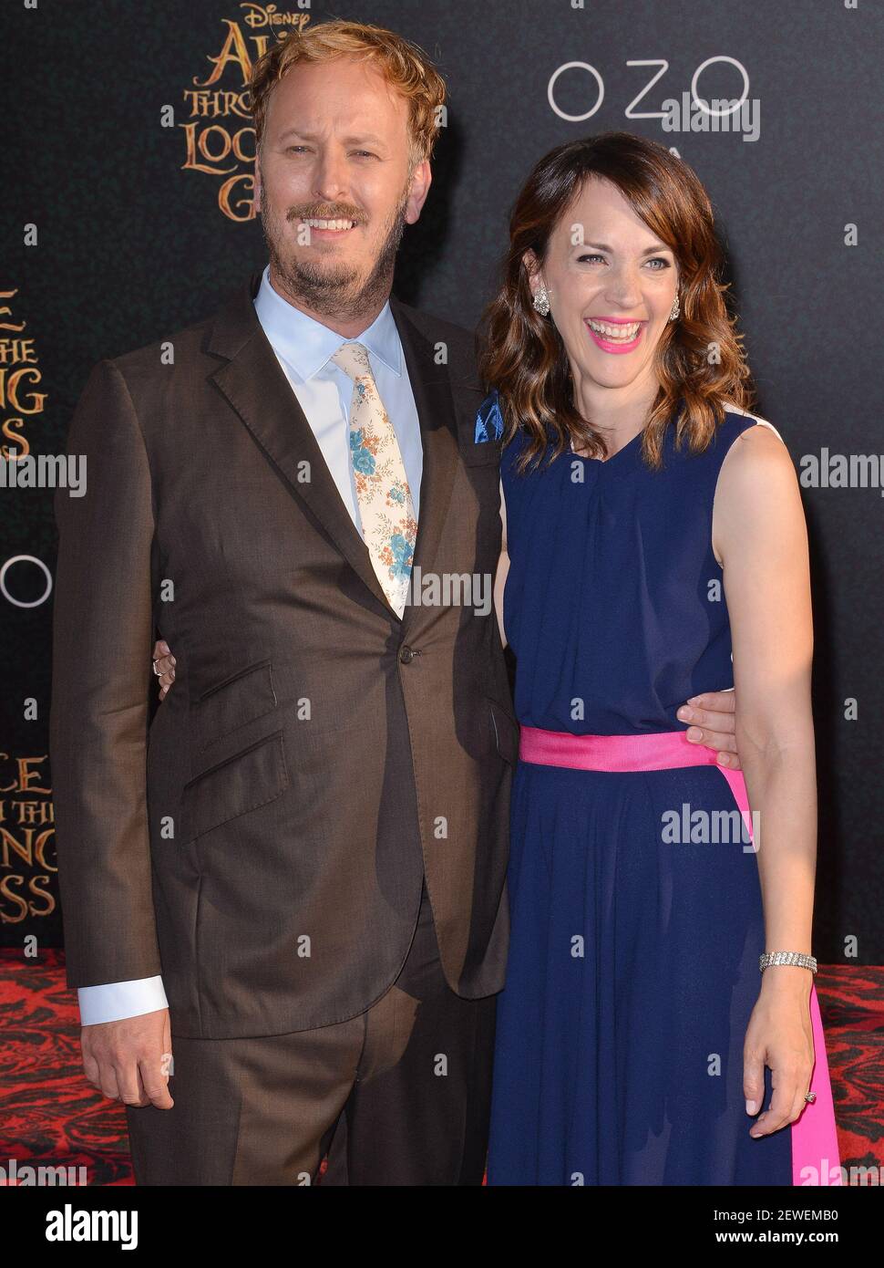 (L-R) James Bobin and Wife Francesca Beauman arrives at the "Alice ...