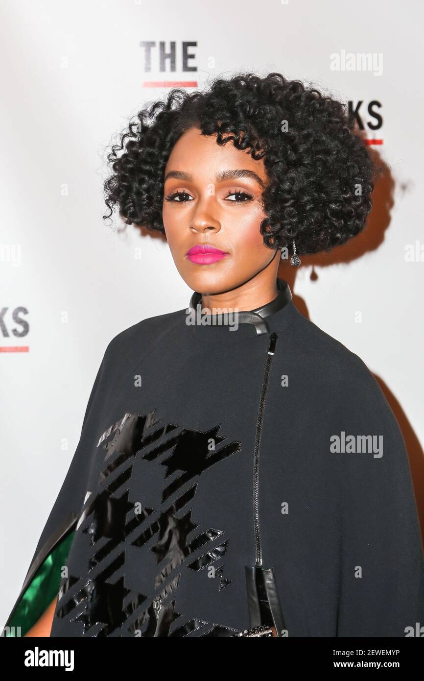 Janelle Monae attends the 2016 Gordon Parks Foundation awards dinner at ...