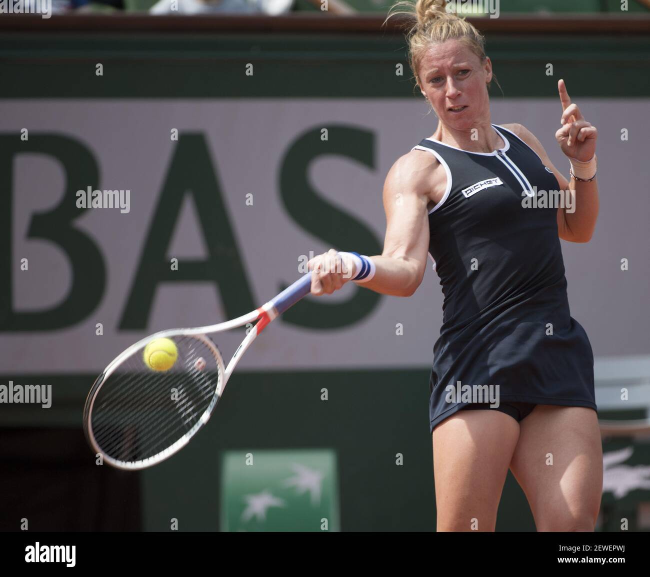 May 28,2016: Pauline Parmentier (FRA) loses to Timea Bacsinszky (SUI) 6 ...