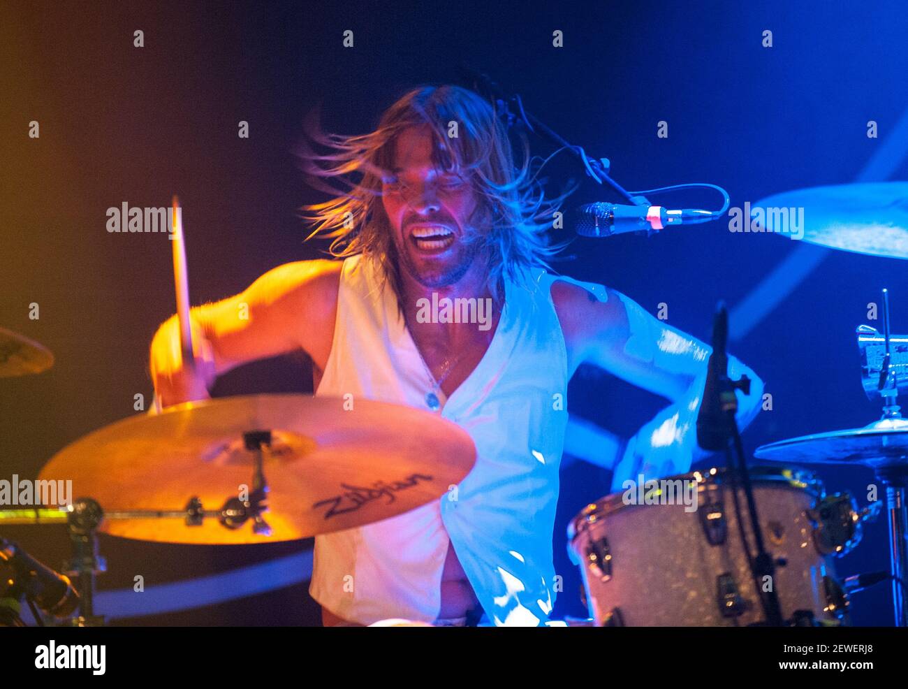 Musician Taylor Hawkins of Chevy Metal performs onstage at the Napa ...