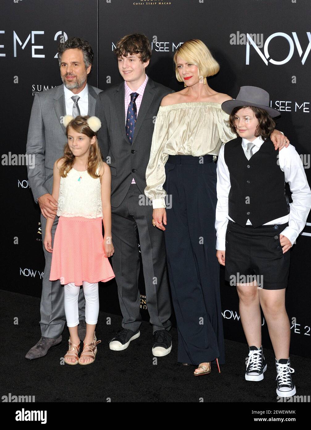 The Ruffalo family, L-R actor Mark Riffalo, Odette, Keen, Sunrise ...