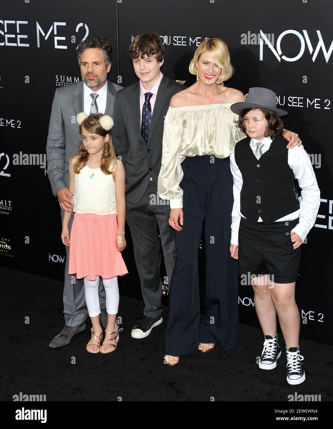 The Ruffalo family, L-R actor Mark Riffalo, Odette, Keen, Sunrise ...