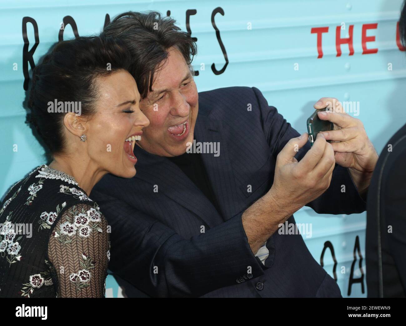 Carla Gugino and executive producer/director Cameron Crowe at ...