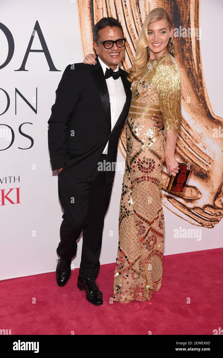 Naeem Khan and Elsa Hosk at The 2016 CFDA Fashion Awards in ...