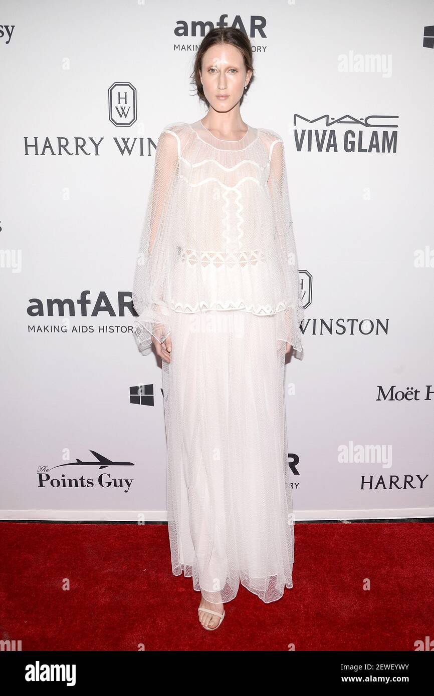 Anna Cleveland attends the 7th Annual amfAR Inspiration Gala at ...
