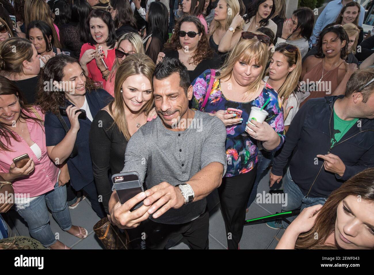 Singer Danny Wood of New Kids On The Block visits Coney Island on June ...