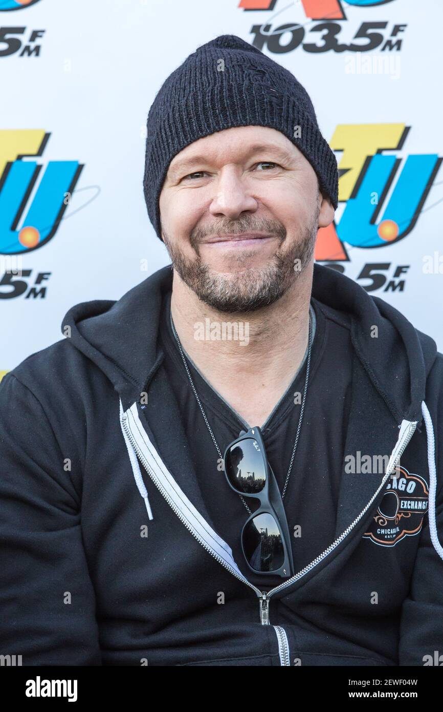 Singer Donnie Wahlberg of New Kids On The Block visits Coney Island on ...