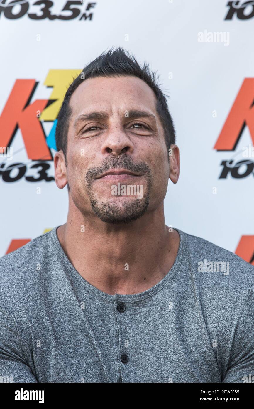 Singer Danny Wood of New Kids On The Block visits Coney Island on June ...